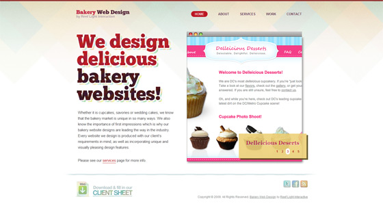 Bakery Web Design | Web Design - Folio Focus