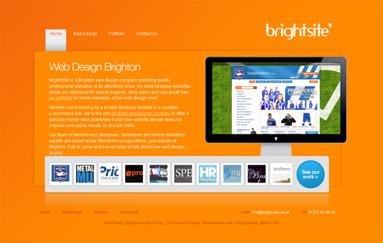 Bright Site Web Design - Folio Focus