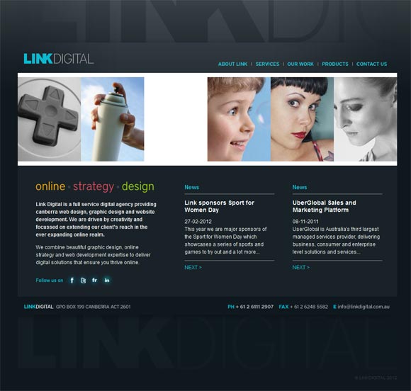 Canberra Graphic | Web Design - Folio Focus