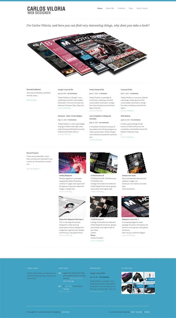 Carlos Viloria | Web Designer - Folio Focus