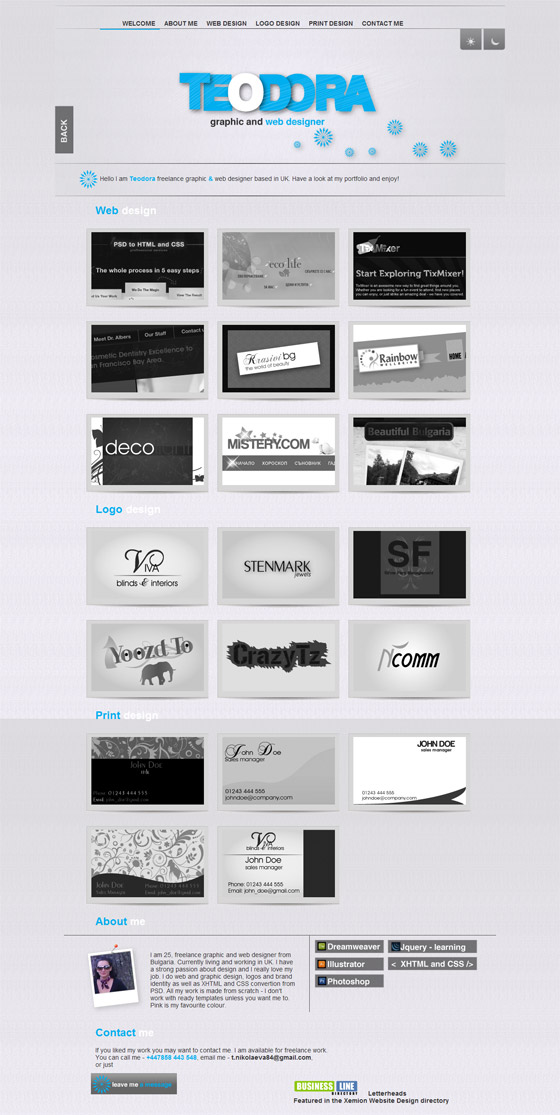 TEODORA Web & Graphic Design - Folio Focus