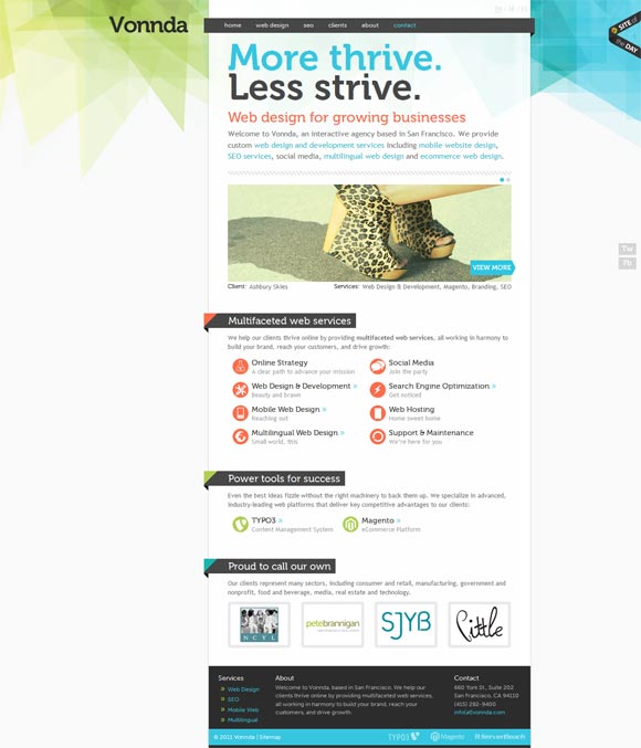 Vonnda | Web Design - Folio Focus