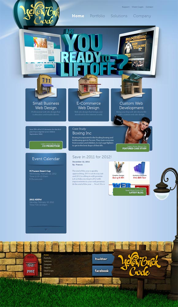 Yellow Brick Code | Web Design - Folio Focus