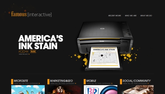 Famous Interactive - Folio Focus